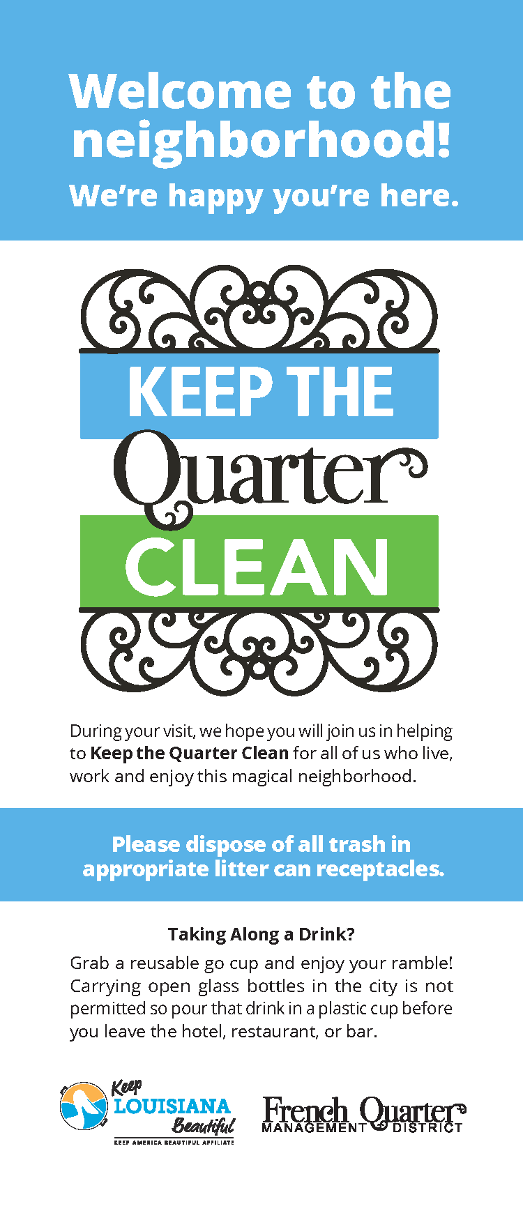 Keep the Quarter Clean Hotel Collaboration - French Quarter Management ...